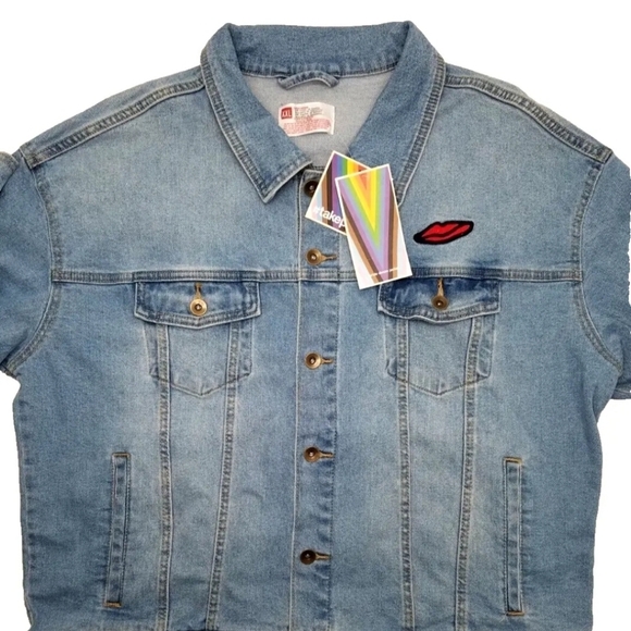 take Pride | Jackets & Coats | Target Pride Lgbtq Htf Denim Jacket 969 ...